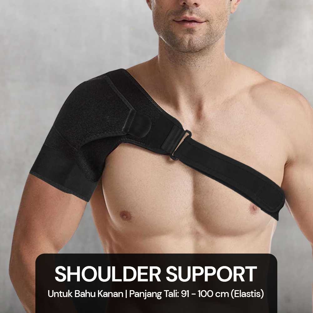 Jual Wan Shi Pelindung Bahu Kanan Back Shoulder Support Wrap