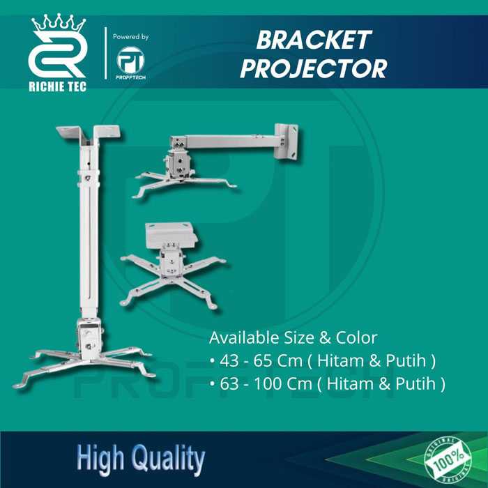 Jual Richie Tec Bracket Proyektor Wallmounted Ceiling Projector