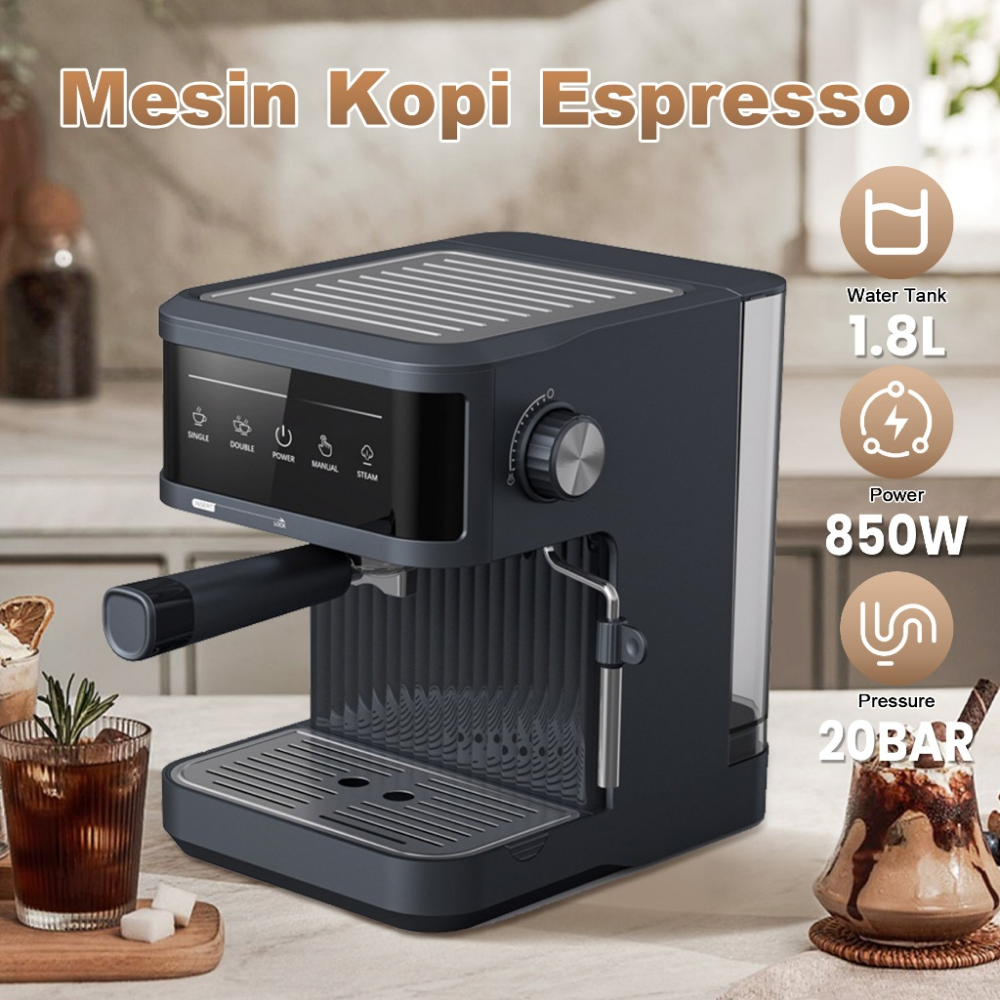 Jual JIAYIN Mesin Kopi Espresso Coffee Maker Frothing 20 Bar