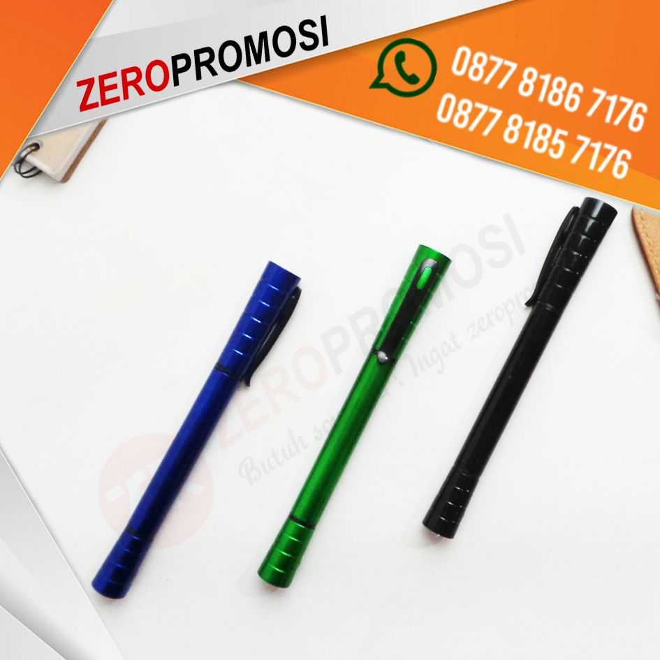 Jual Souvenir Pulpen Senter RB Eksklusif Cetak Logo Murah