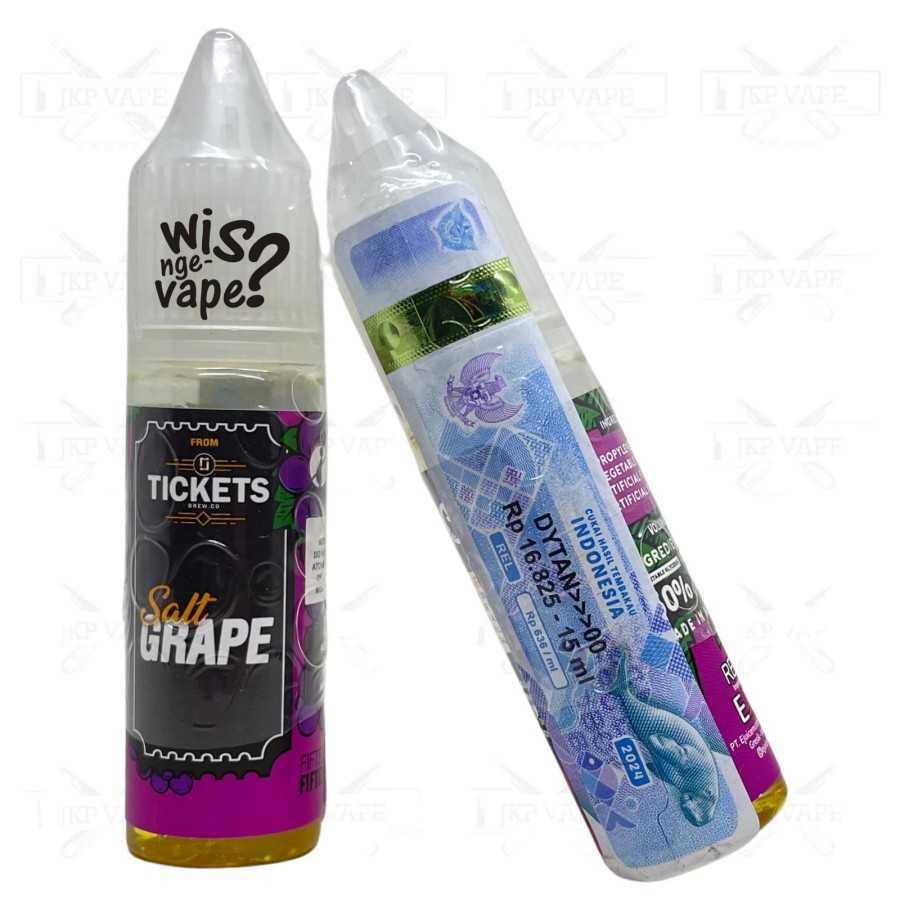 Jual Tickets Salt 15ml - Liquid by Tickets Brew X EJM | Jakmall.com