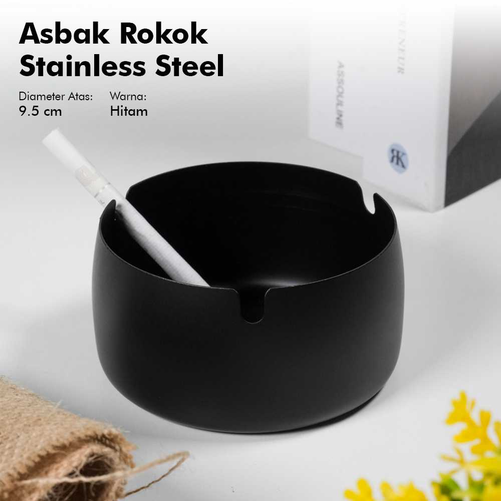 Jual TNS Asbak Rokok Cigar Ashtray Ash Stainless Steel - T9224