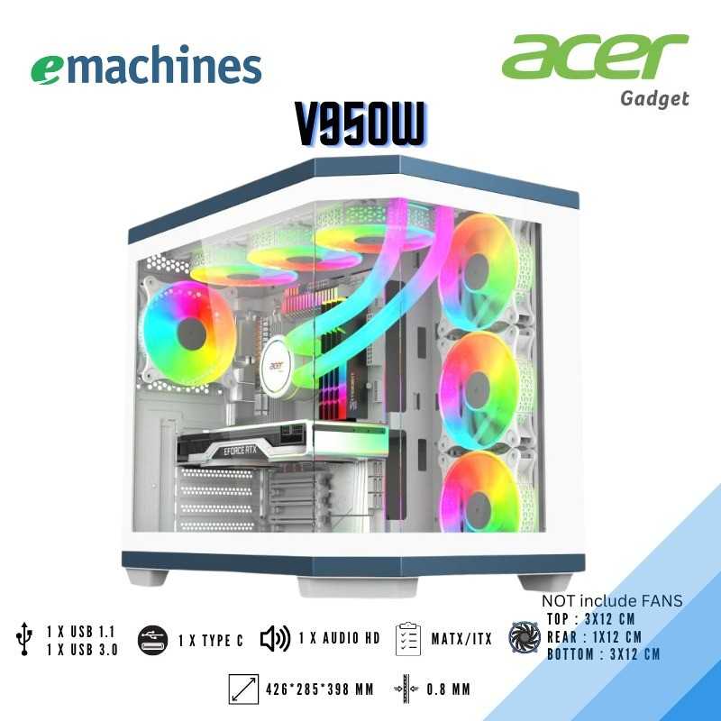 Jual Casing Gaming / PC Case ATX eMachines V950 White - Putih