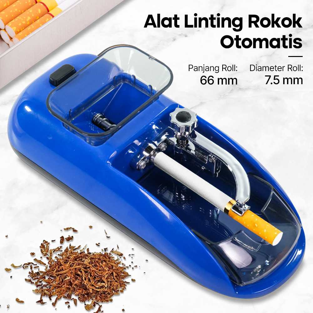 Jual HAPPY Alat Linting Rokok Otomatis Electric Roller 7.5x66mm