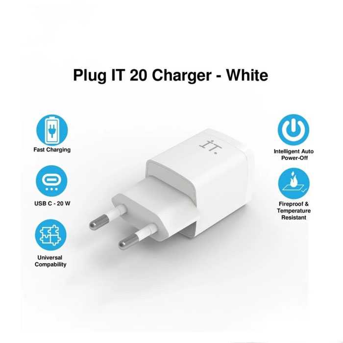 Jual IT Adaptor Charger 20W 20 Watt Plug Type C | Jakmall.com