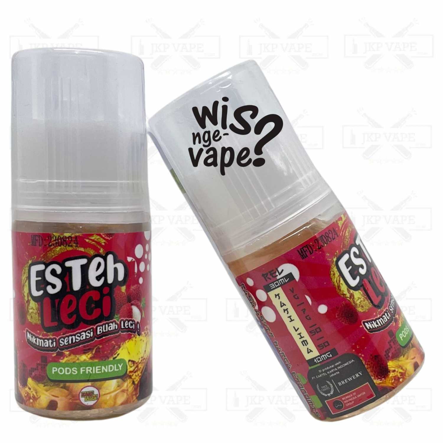 Jual Es Teh Leci 30ml - Pods Friendly Liquid Vape By Kaki Lima x