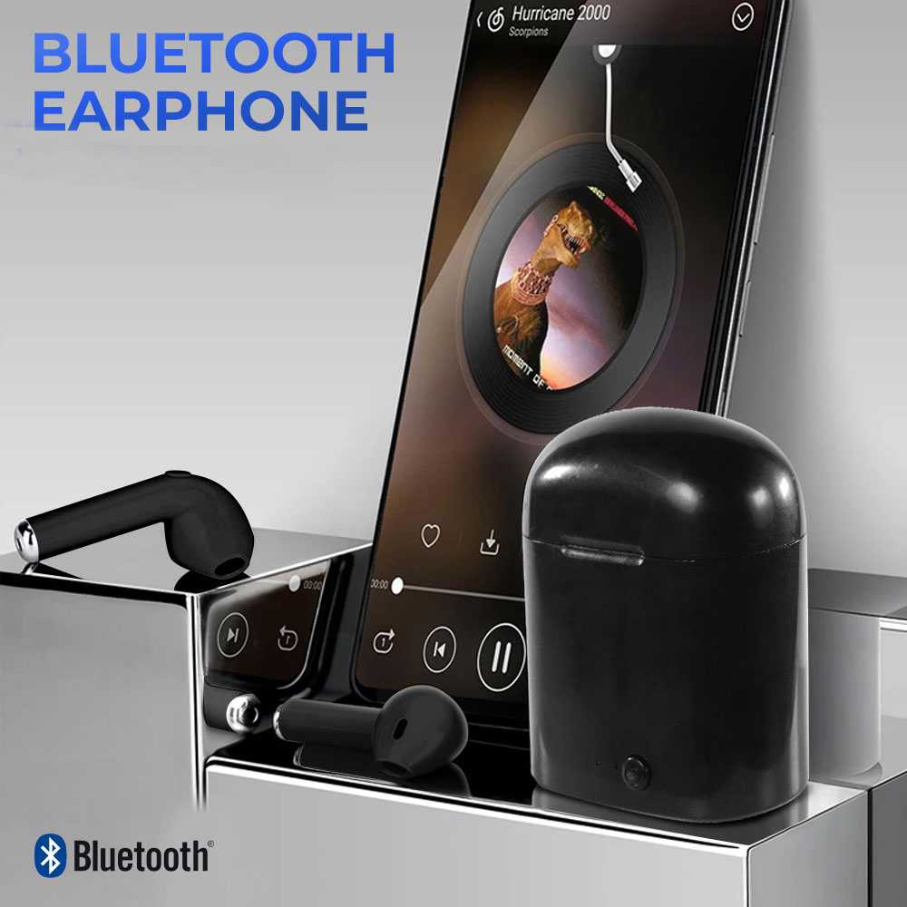 Jual Earphone Bluetooth 5.0 TWS Earbuds Clear Sound In-line