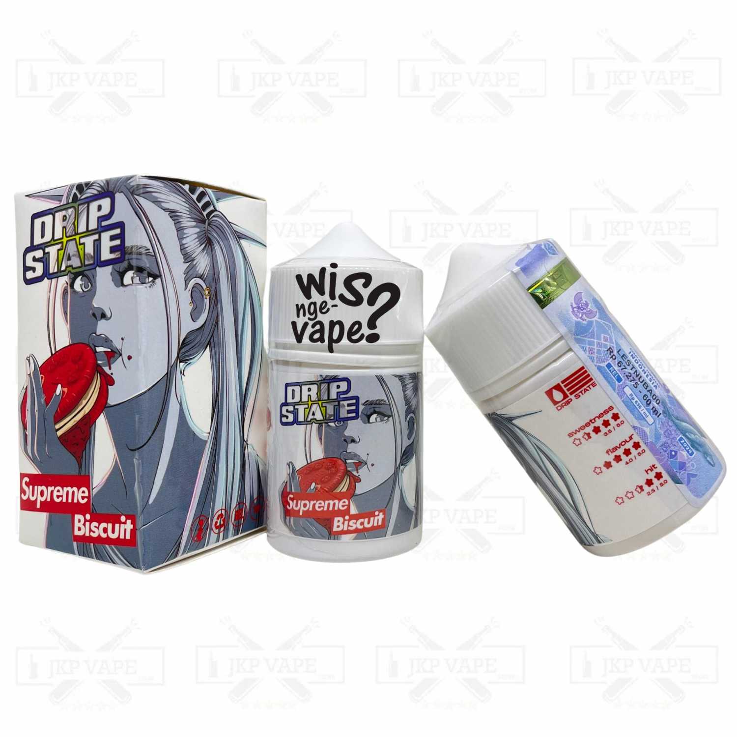 Jual Dripstate Supreme Biscuit 60ml - Freebase Liquid | Jakmall.com