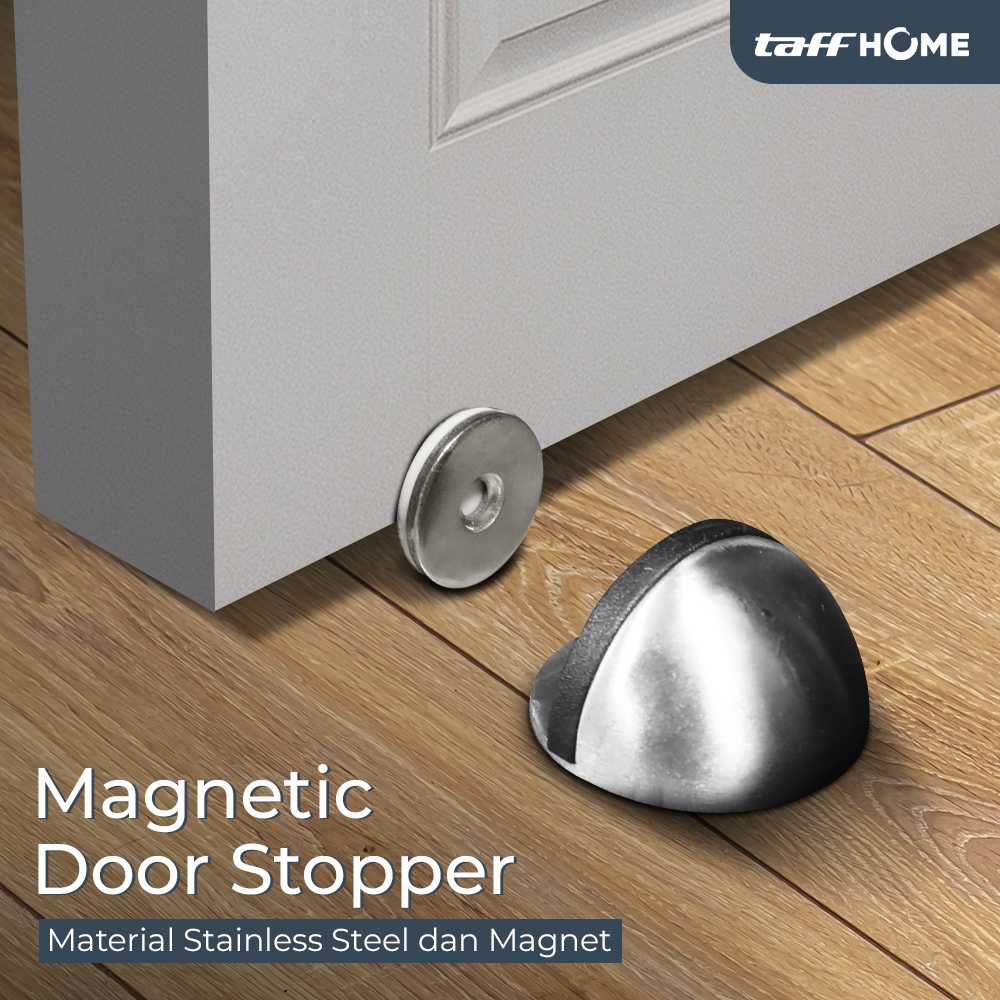 Jual TaffHOME Penahan Pintu Anti-Collision Magnetic Door Stopper