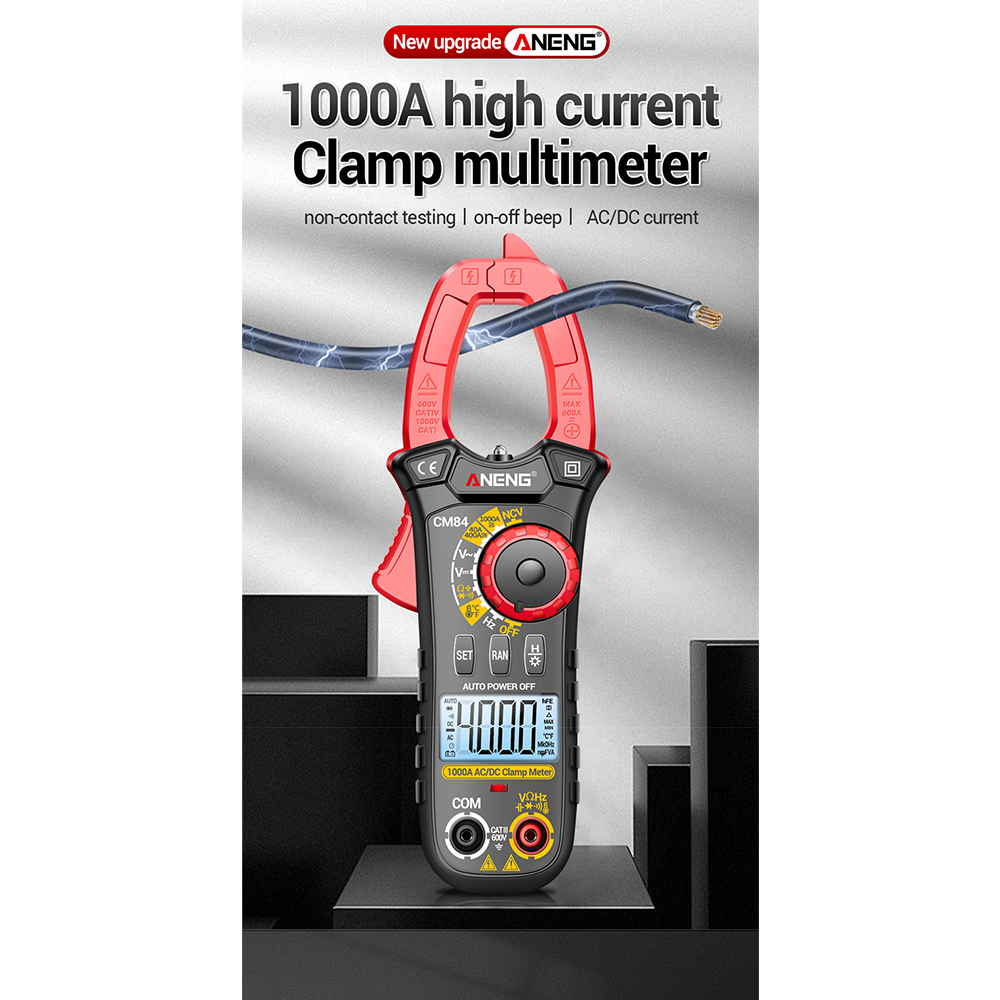 Jual ANENG Clamp Meter Digital Multimeter Multitester LCD