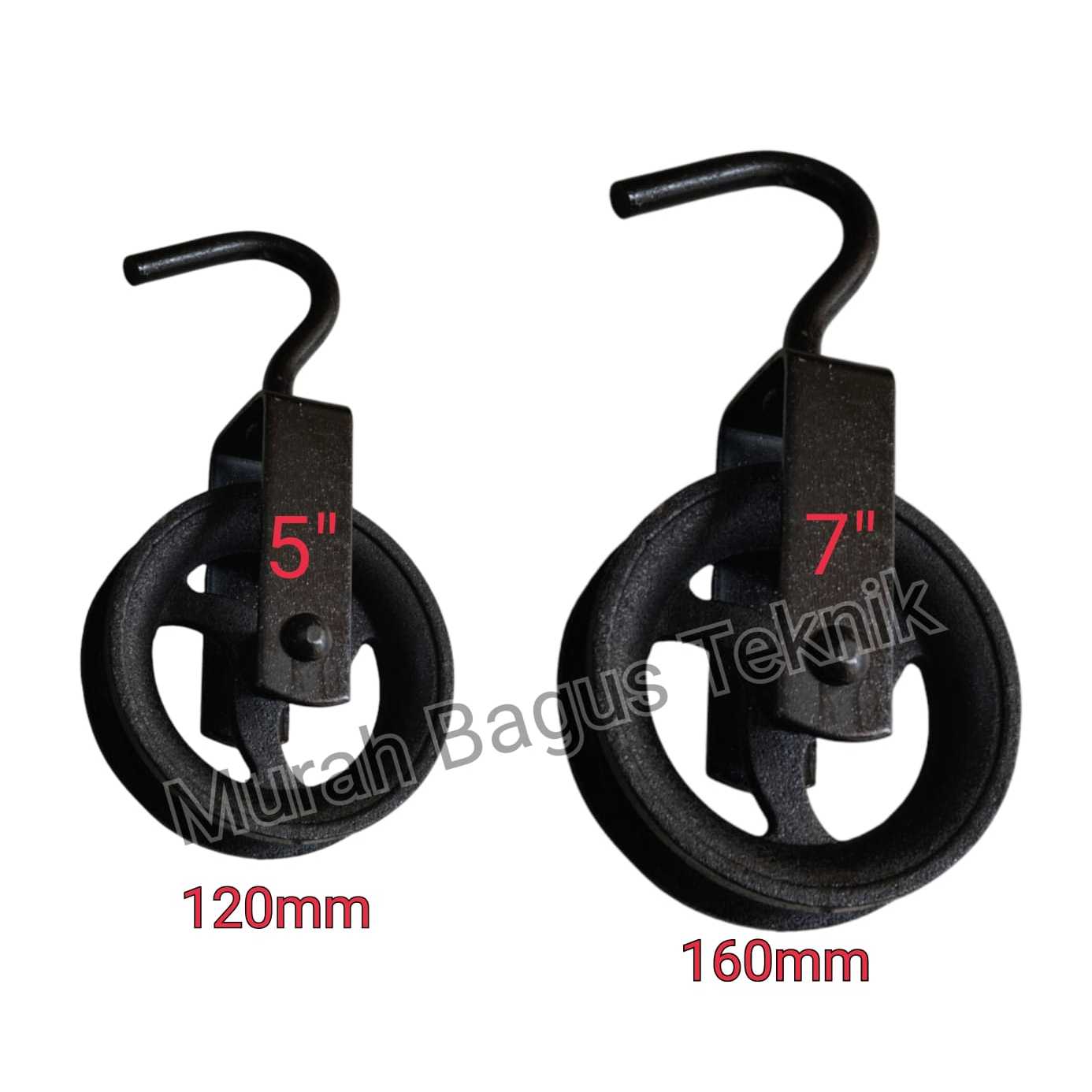 Jual Pulley / Katrol / Kerekan Sumur 5 inch/ Kerekan Semen Cor