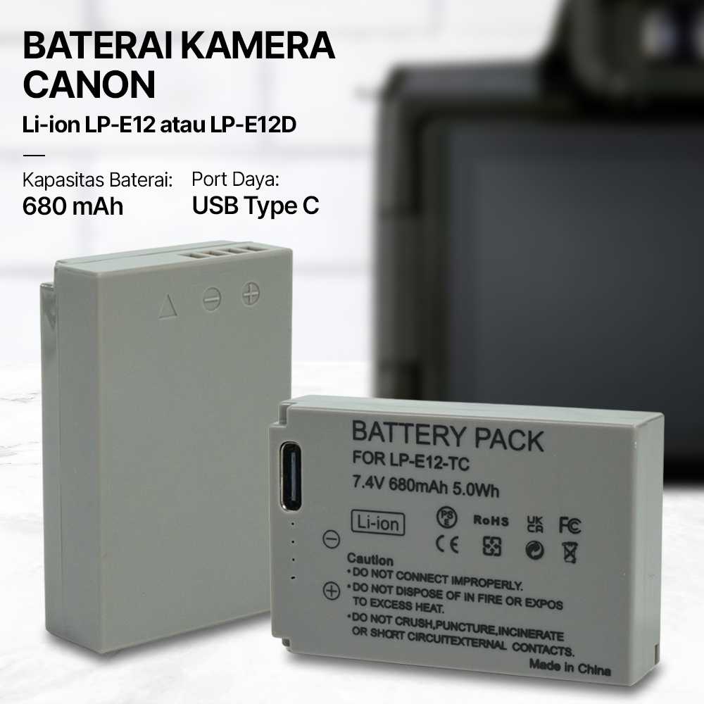 Jual YUBOLI Baterai Kamera Canon Replacement Battery Pack USB