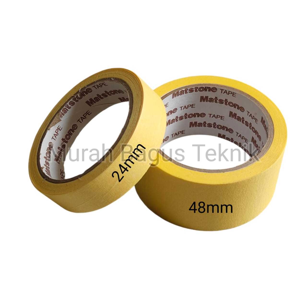 Jual MASKING TAPE 48mm x 21m BODHI TAPE/ LAKBAN KERTAS 48mm x 21m