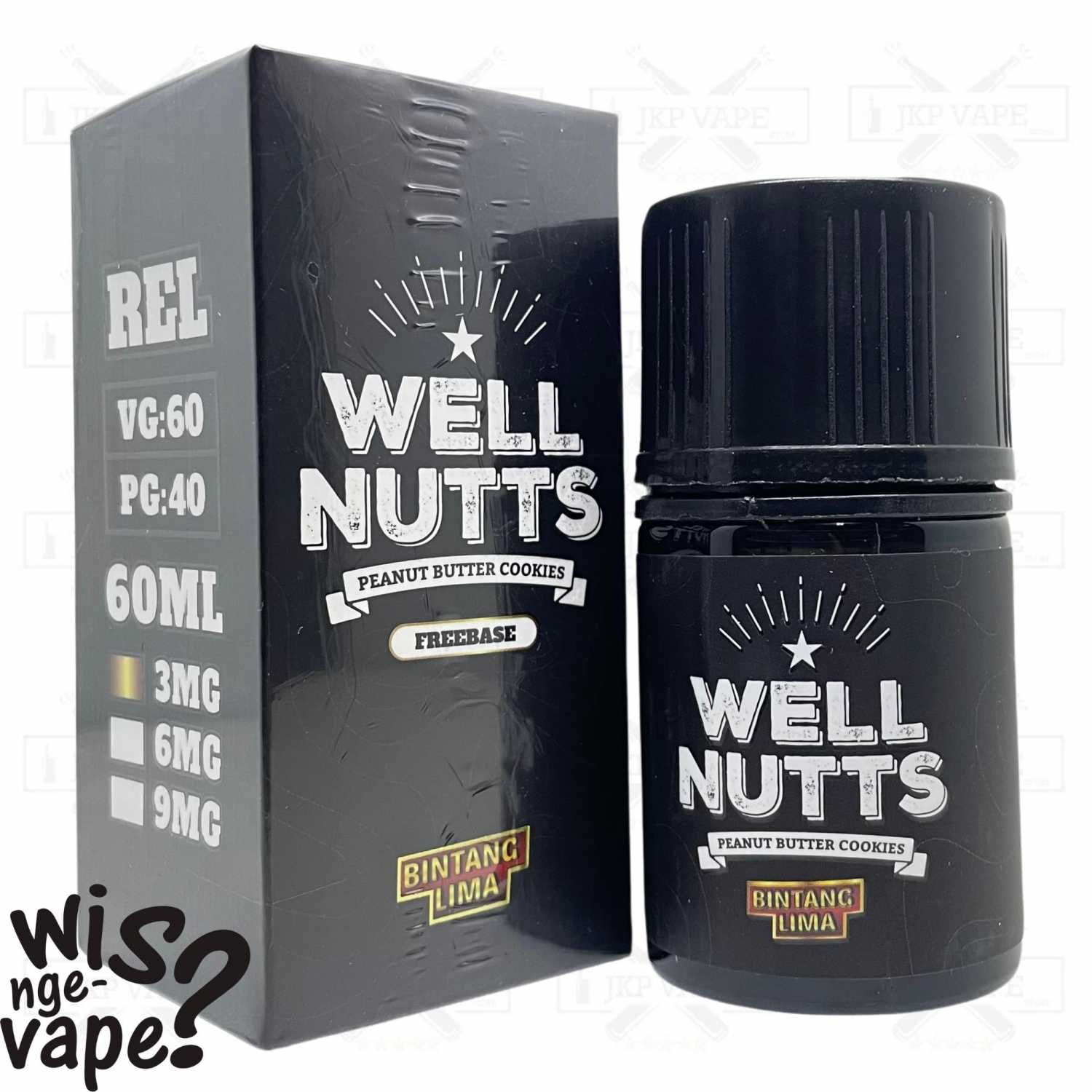 Jual Well Nuts 60ml - Freebase Liquid by Bintang Lima | Jakmall.com