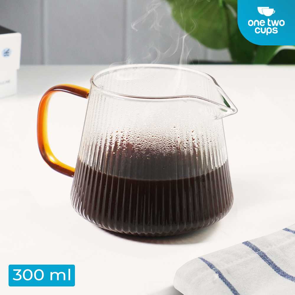 Jual One Two Cups Coffee Server V60 Drip Pour Over Borosilicate