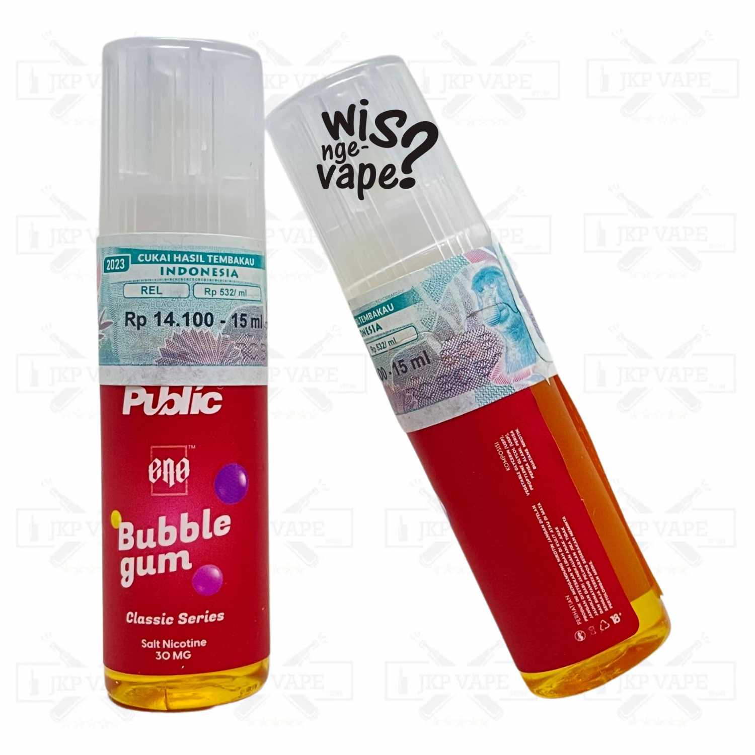 Jual Eno Classic Bubblegum 15ml - Salt Liquid by Public | Jakmall.com