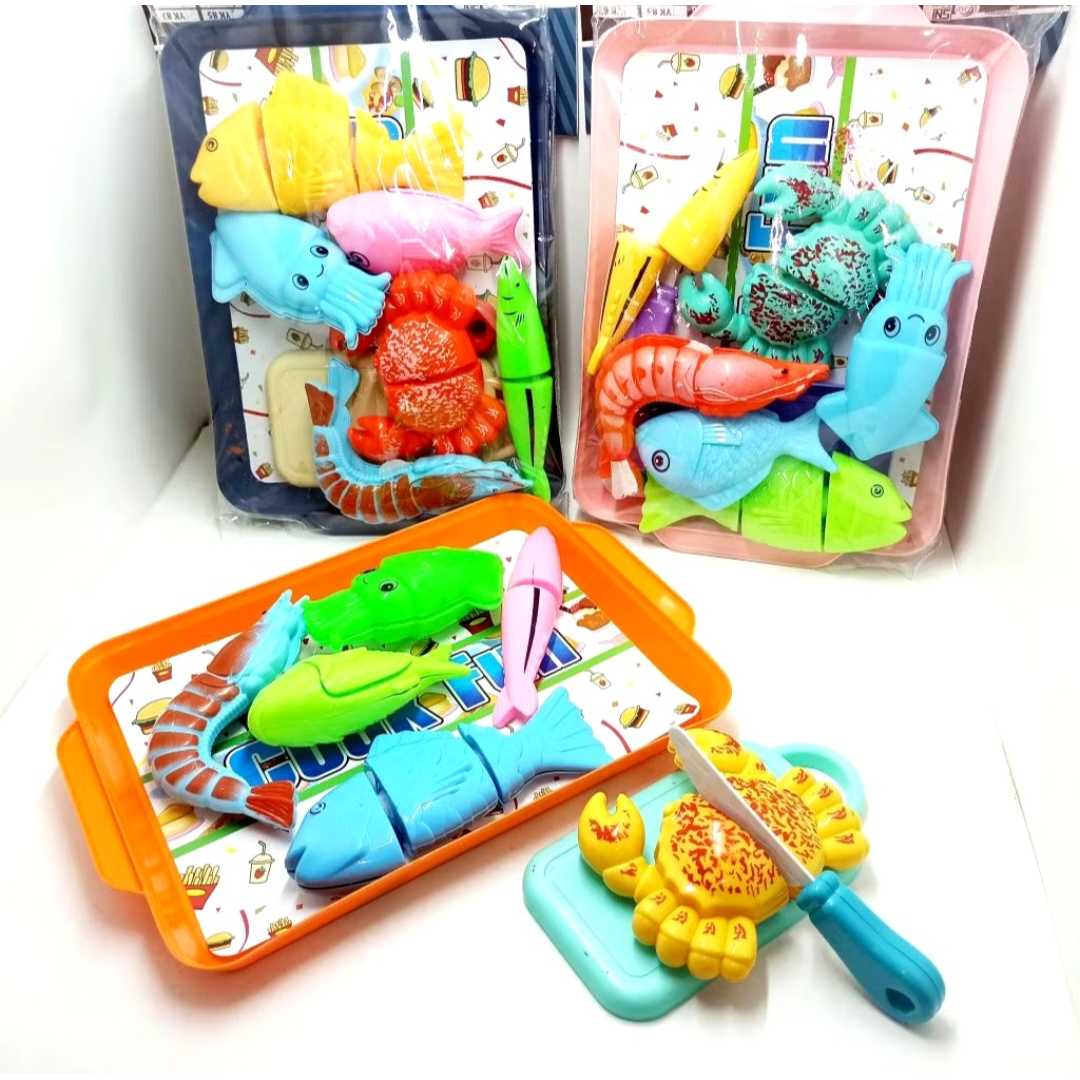 Jual MAINAN MASAK MASAKAN IKAN LAUT POTONG SEAFOOD CUTTING