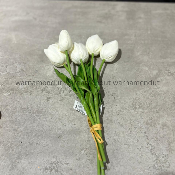 Jual Bunga Tulip Artifisial Dekorasi Indoor Properti Foto 36cm