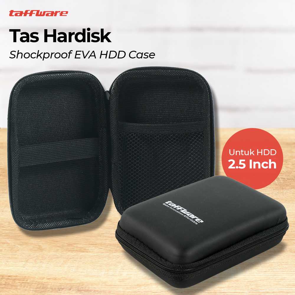 Jual Taffware Tas External Hard Disk Case EVA Shockproof HDD 2.5
