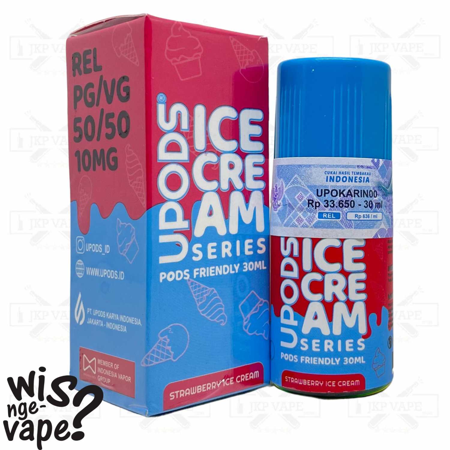 Jual Upods Ice Cream 30ml - Pods Friendly Liquid | Jakmall.com