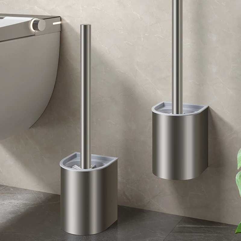 Jual Sikat Toilet WC Dengan Tempat bahan alumunium Panjang 34cm