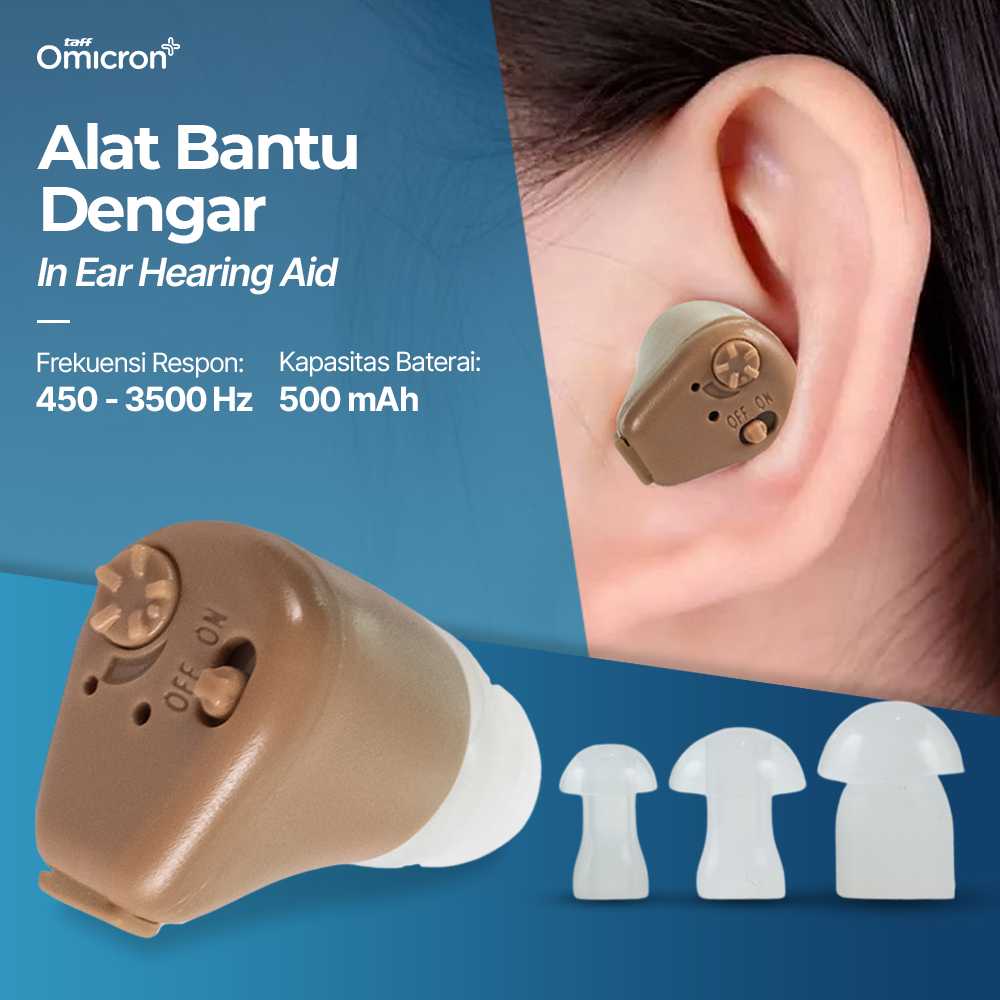 Jual TaffOmicron Alat Bantu Dengar In Ear Hearing Aid - K-88U