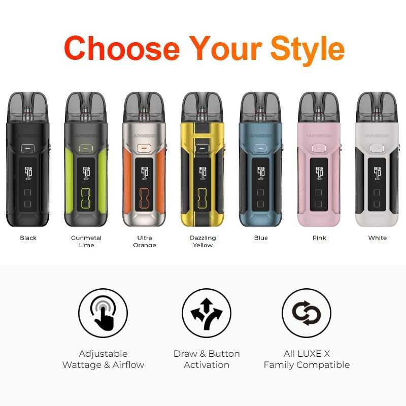 Jual Luxe X Pro 1500mAh 40W - Pod Mod Authentic by Vaporesso