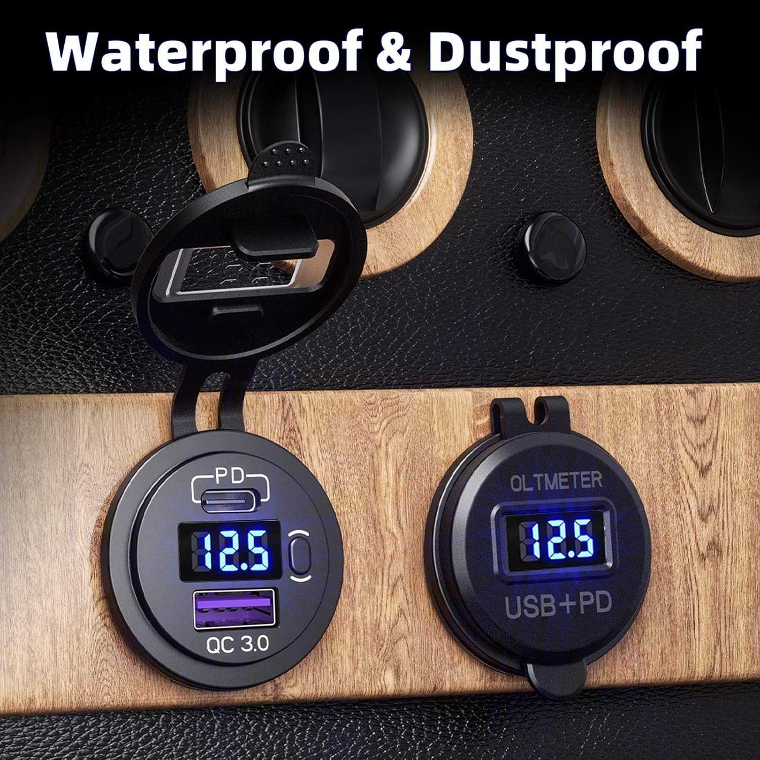 Jual WUPP Car Charger Mobil PD QC 3.0 Digital USB Type C Port DC