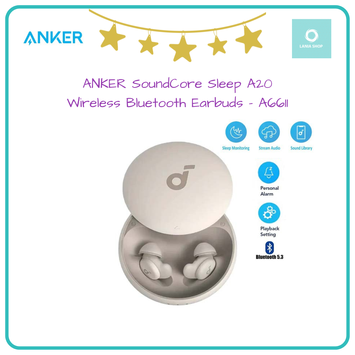 Jual ANKER SoundCore Sleep A20 - Wireless Bluetooth Earbuds