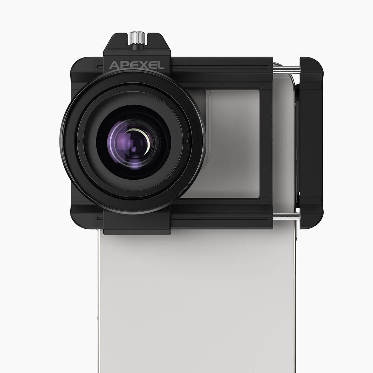 Jual APEXEL Lensa Kamera HP Macro Lens Clip Zoomable 10-20X