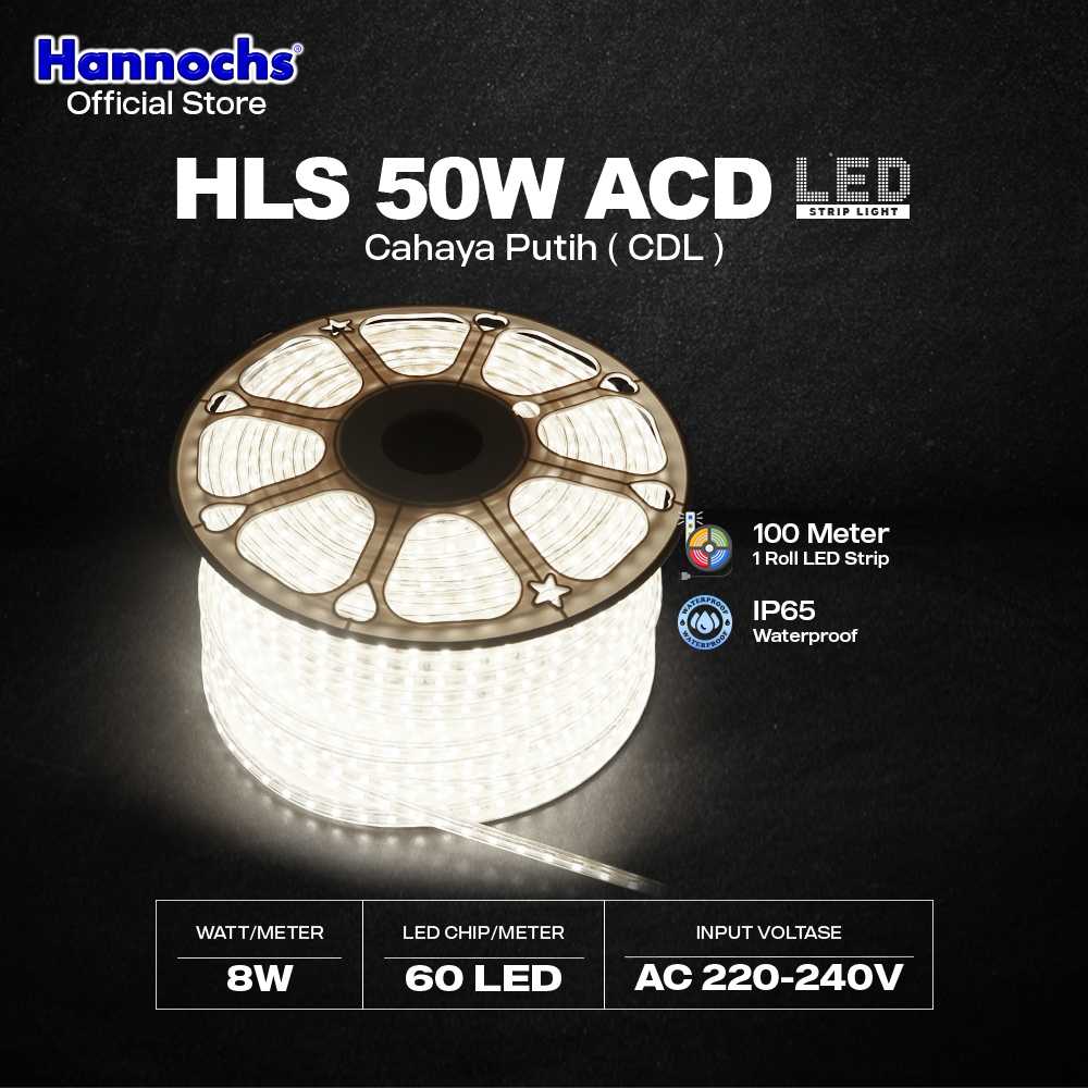 Jual Hannochs Strip LED HLS 50 ACD (100meter) AC 8W | Jakmall.com