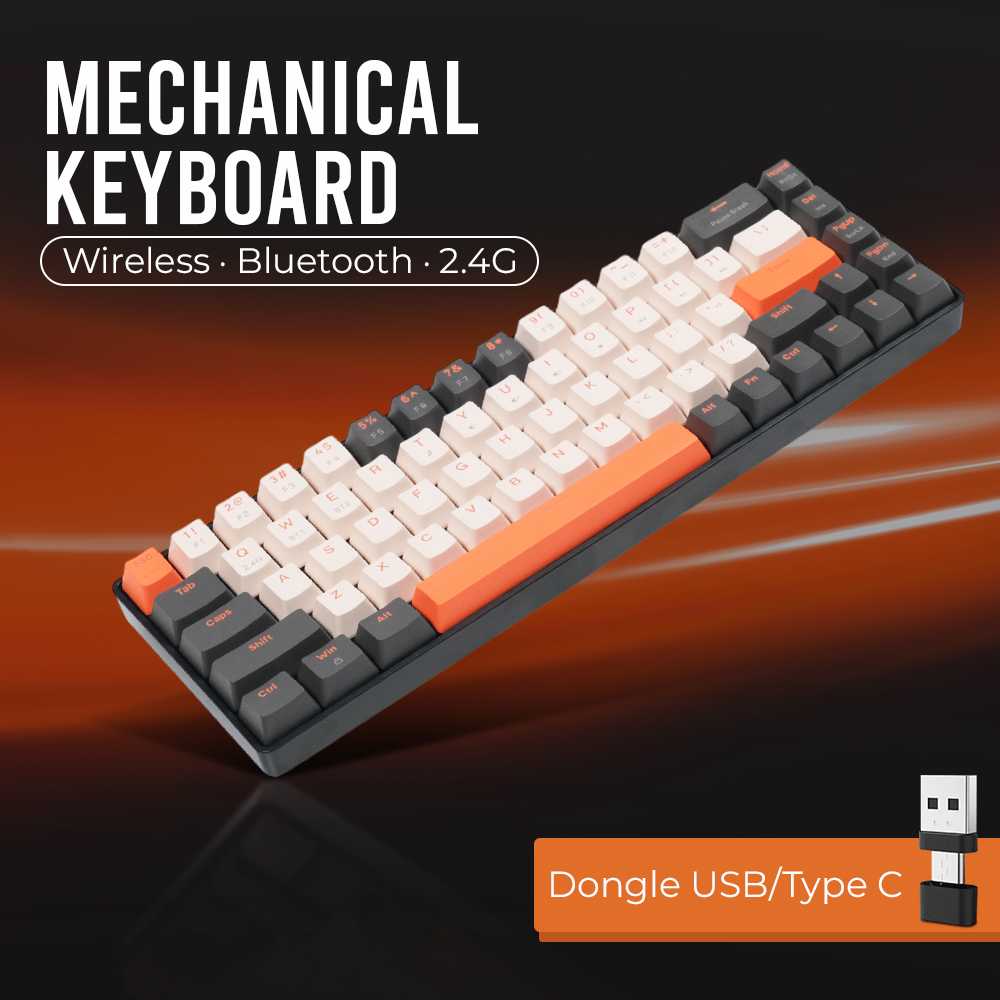 Jual ZIYOULANG Keyboard Gaming Mechanical Wireless Bluetooth