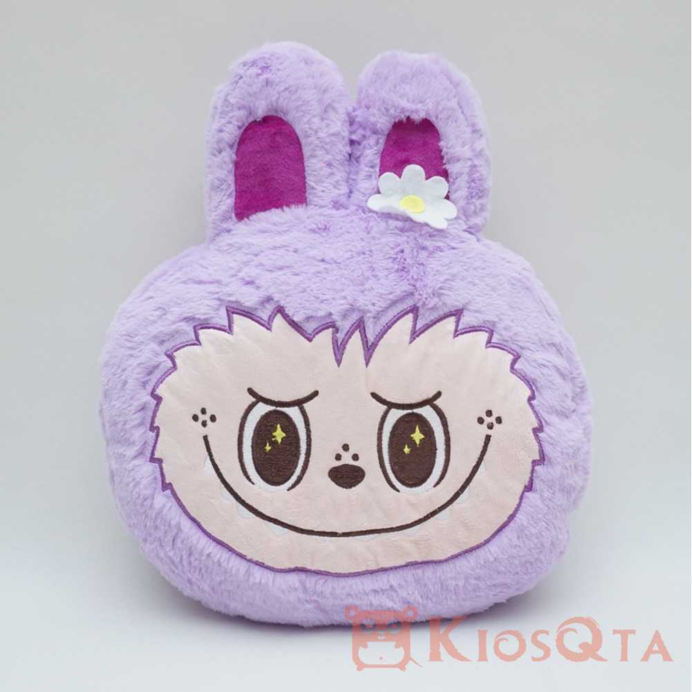Jual bantal boneka labubu the monsters exciting macaron ungu