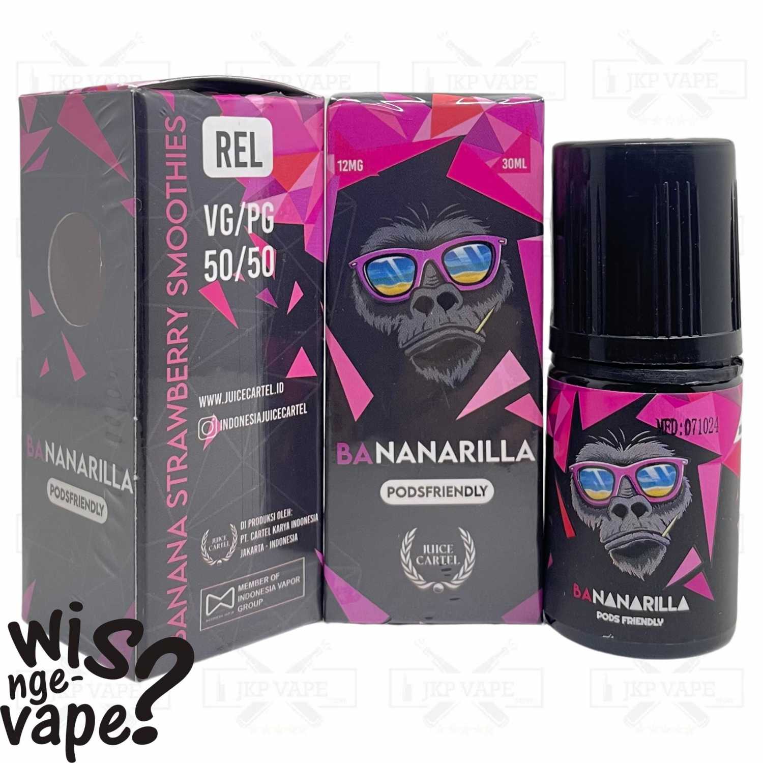 Jual Bananarilla 30ml - Banana Strawberry Smoothies Pods Liquid