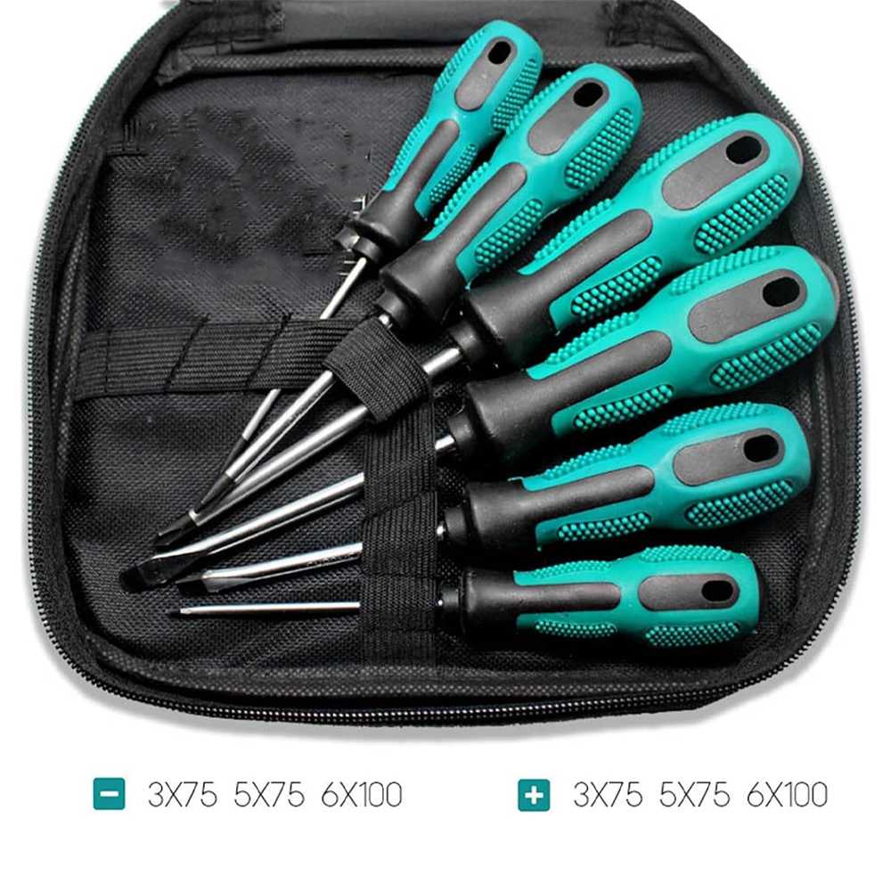 Jual XIN TONG JIN Set Obeng 6in1 Magnetic Bits Screwdriver