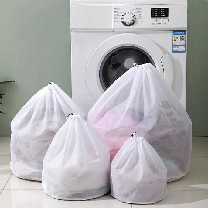 Jual Tas Laundry Serut Jaring Drawstring Bag Jaring Kasar