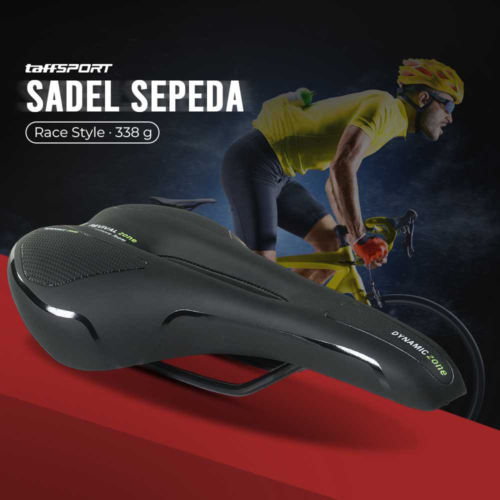 Jual TaffSPORT Jok Sadel Sepeda Kulit Soft Pad Race Style - FX30