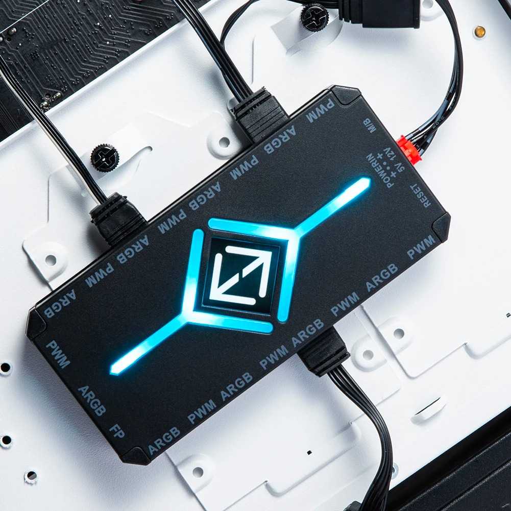 Jual AUSEN ARGB Fan Controller Kipas CPU PWM 5V 3 Pin RGB Remote