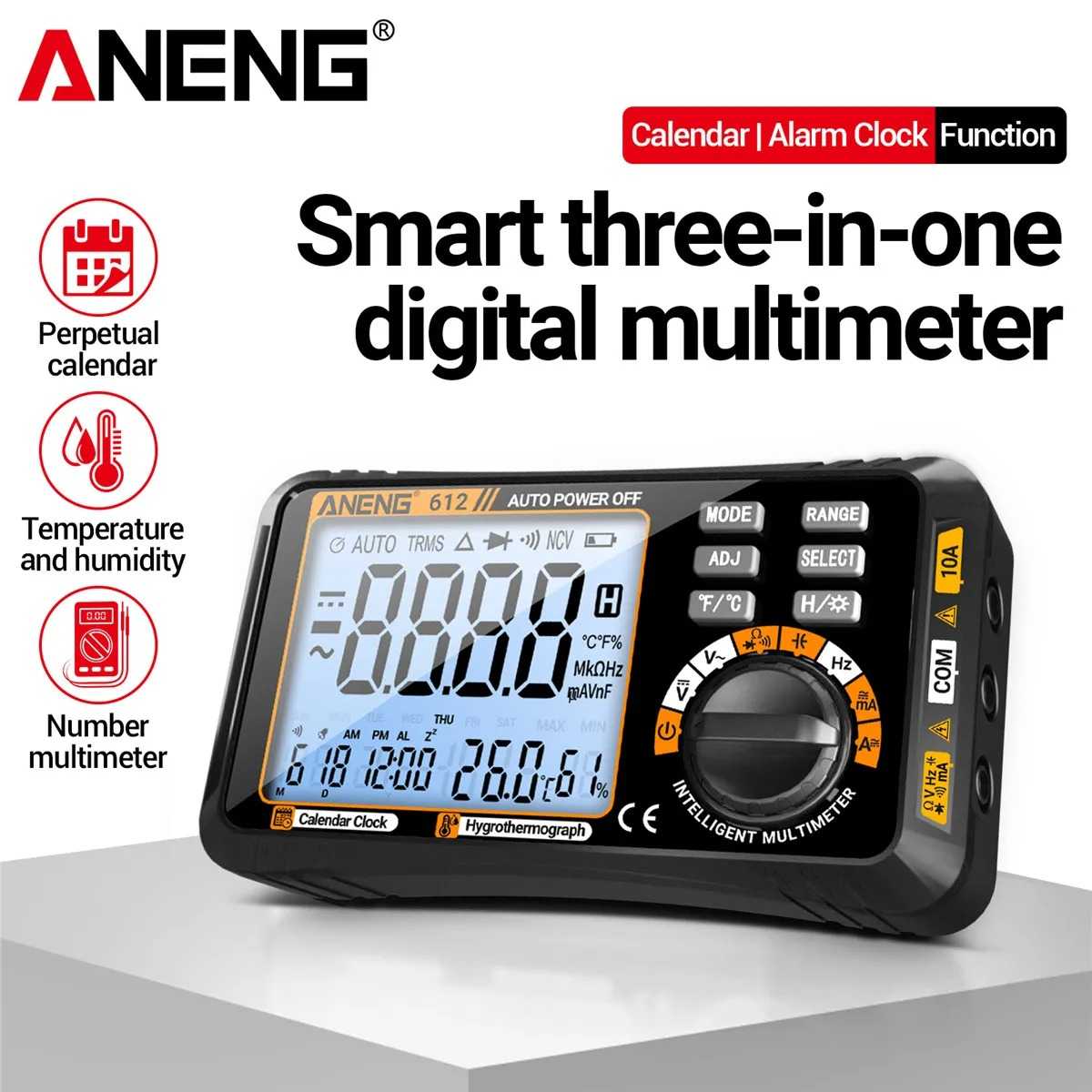 Jual ANENG Digital Multimeter 3in1 Voltage Tester Backlit Screen