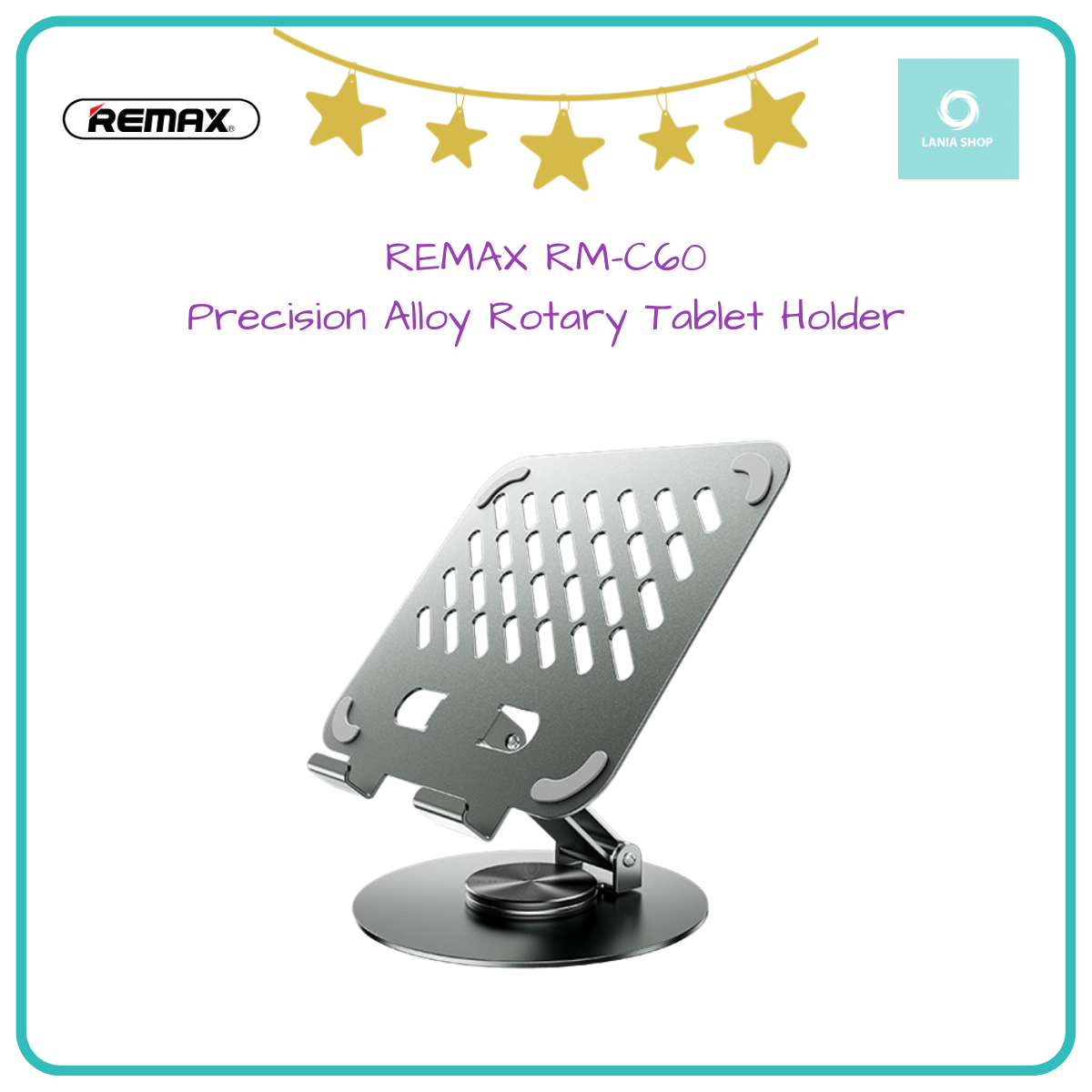 Jual REMAX RM-C60 - Precision Alloy Rotary Tablet Holder