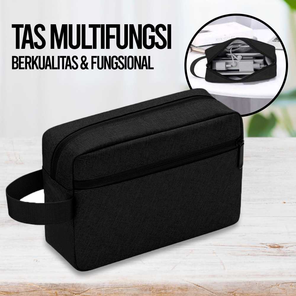 Jual Tas Compact Traveling Organiser Aksesoris Gadget 21x7x14cm