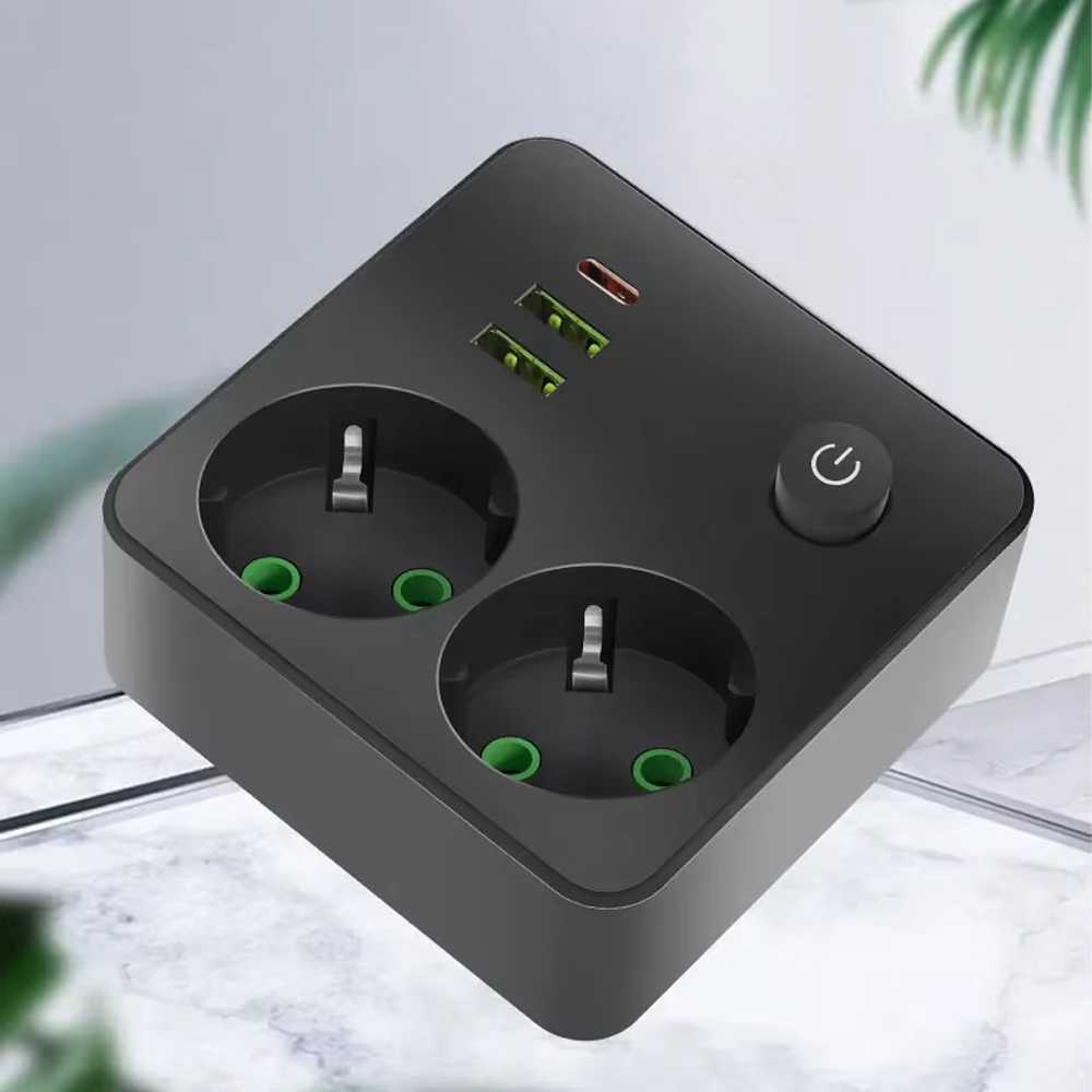 Jual AYANJIN Stop Kontak USB Type-C Port EU Plug 16A 250V 2500W