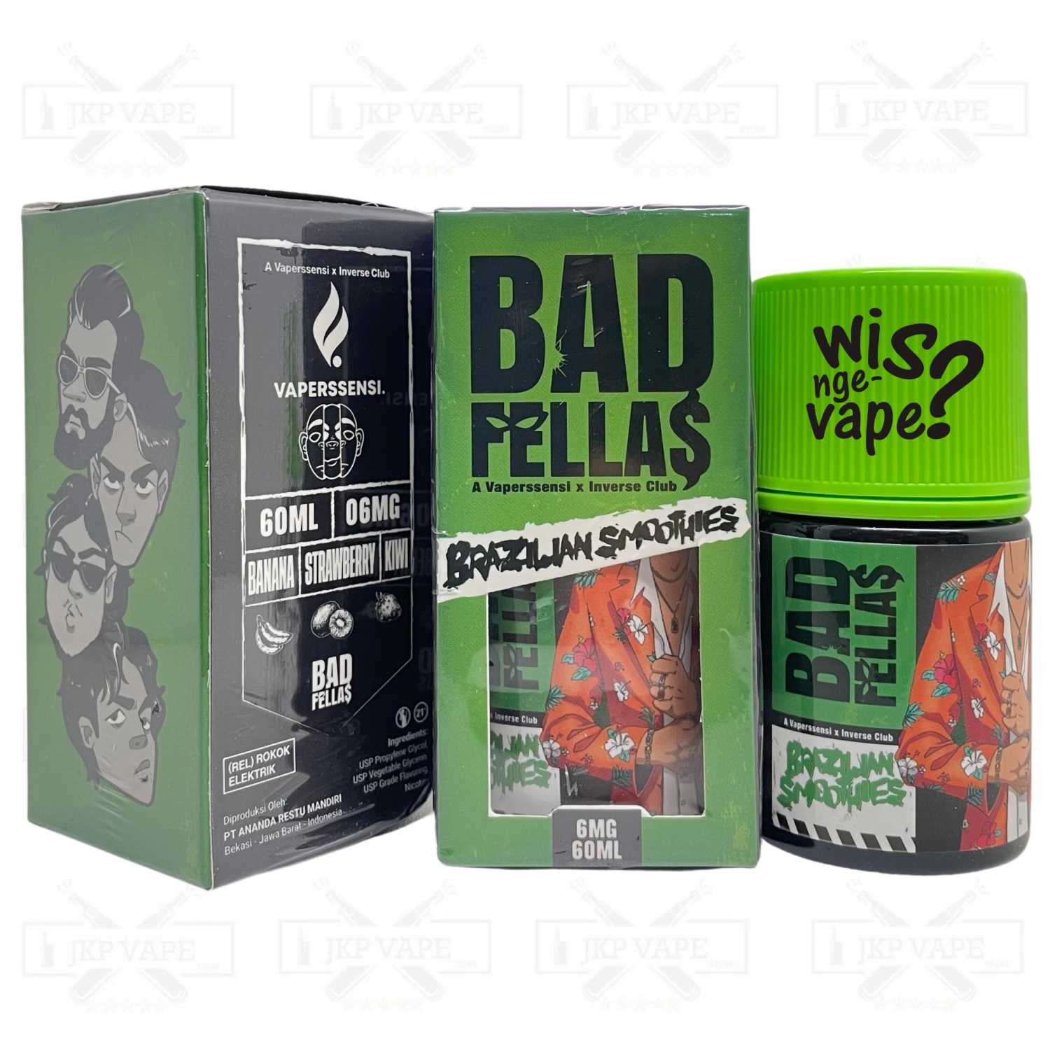 Jual Bad Fellas Brazilian Smoothies 60ml - Freebase Liquid by