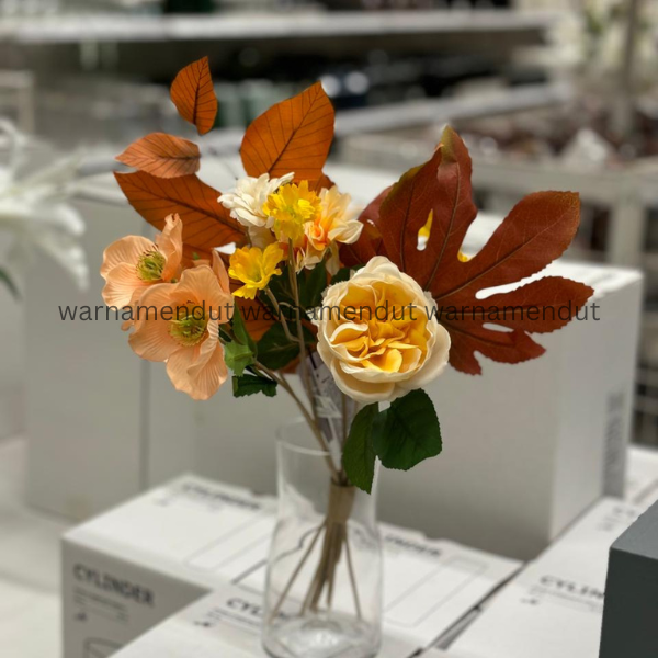 Jual Buket Bunga Artifisial Tanaman Hias 1 Ikat Tinggi 41cm WMO