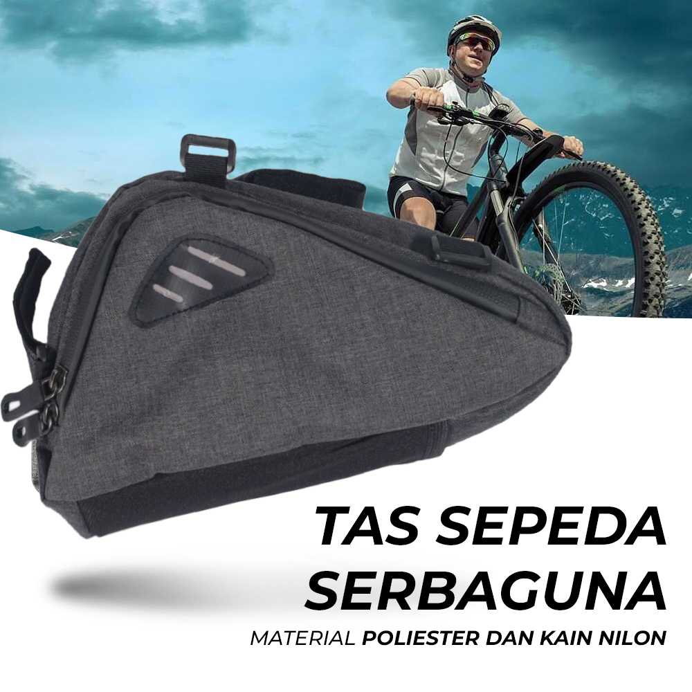 Jual Tas Sepeda Serbaguna Triangle Frame Bag Pouch - ROS126