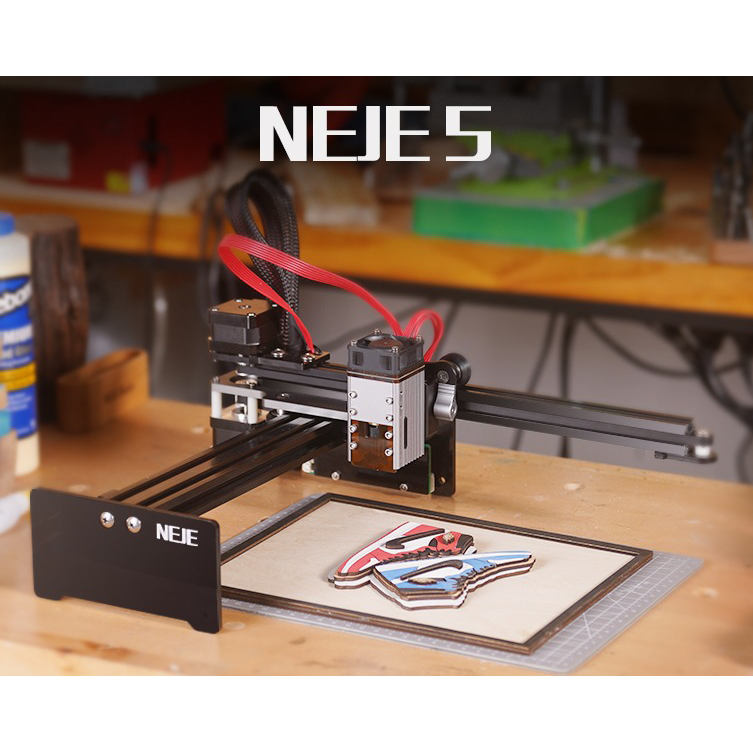 Jual NEJE 5 Mesin Ukir Laser Engraving Machine CNC PWM TTL