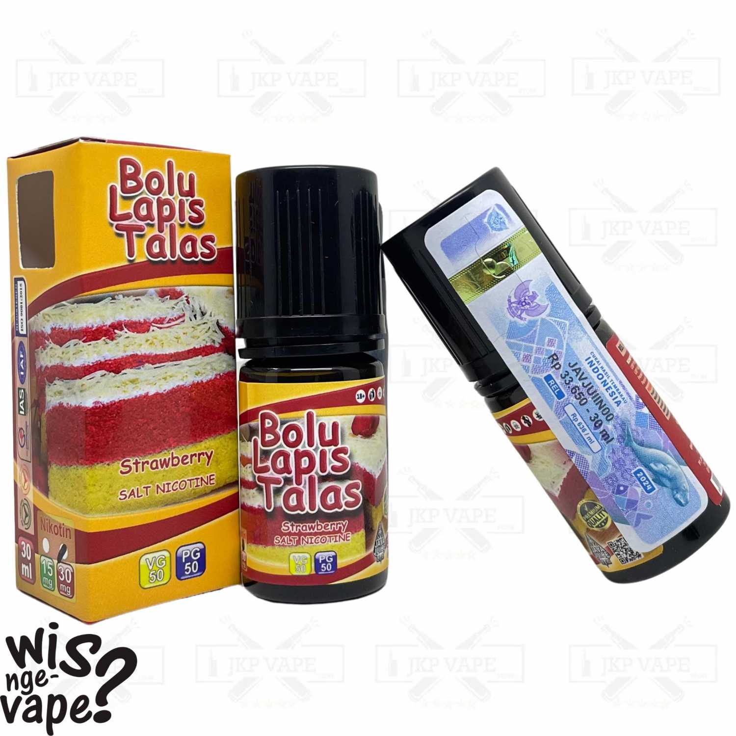 Jual BOLU LAPIS TALAS KEJU 30ML - SALTNIC PREMIUM LIQUID VAPE BY