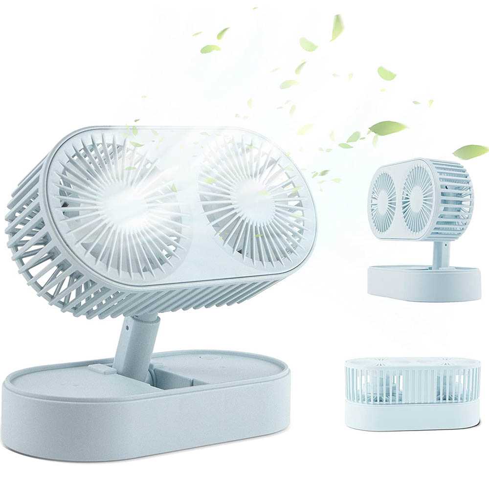 Jual Kipas Angin Ac Mini Portable LED Humidifier Air Cooler - AC