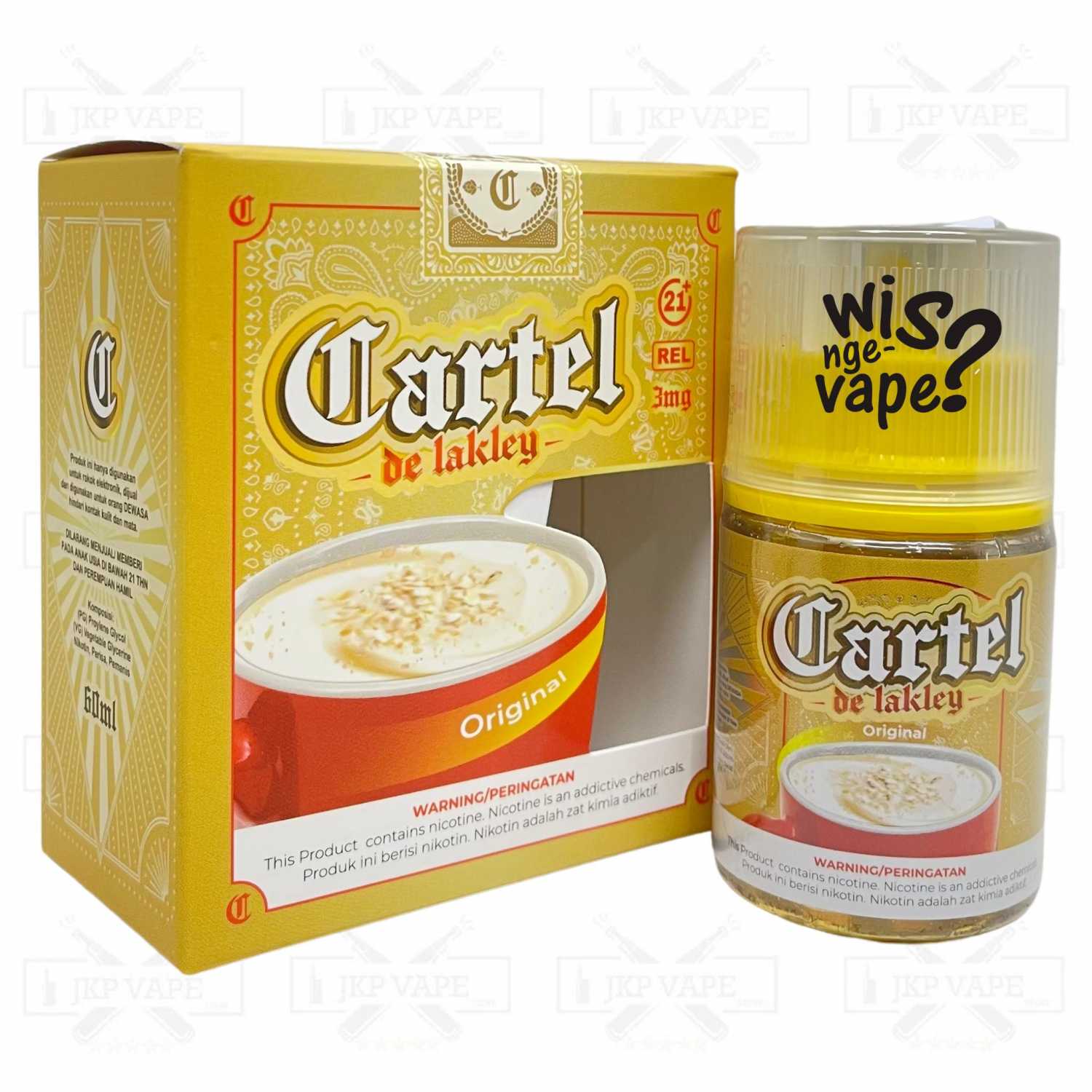 Jual Cartel De Lakley 60ml - Freebase Liquid by Rizky Ritonga