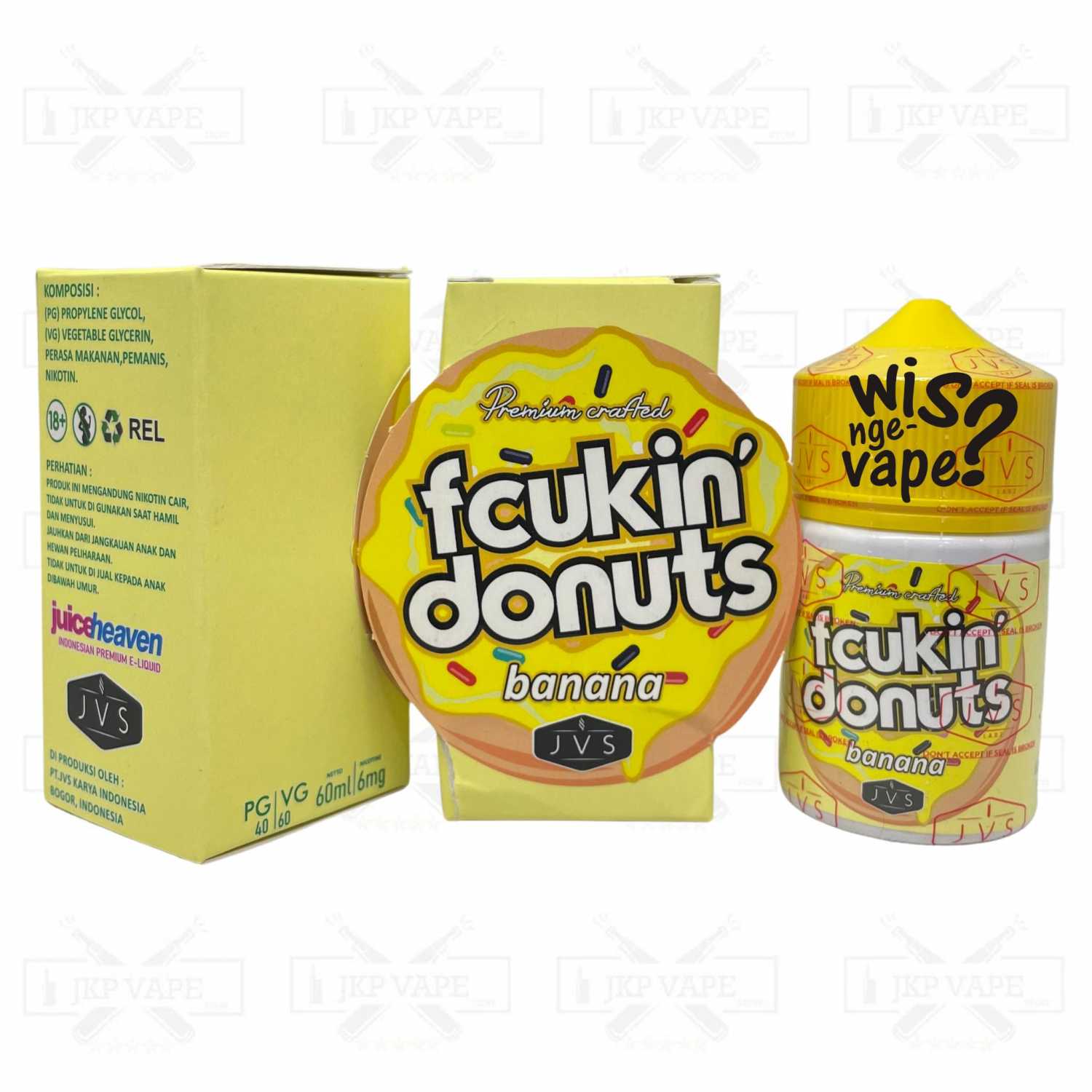 Jual Fcukin Donuts 60ml - Liquid Vape By JVS x Juice Heaven
